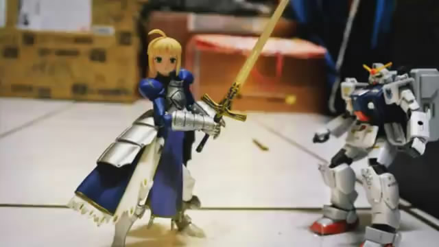 Gundam & Figma - Combat en Stop Motion